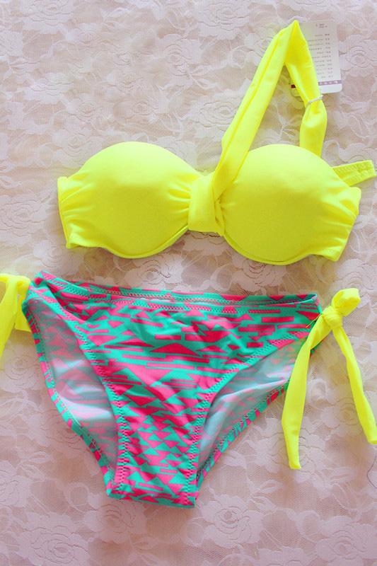 Fluorescent Color Fashion Bikini on Luulla