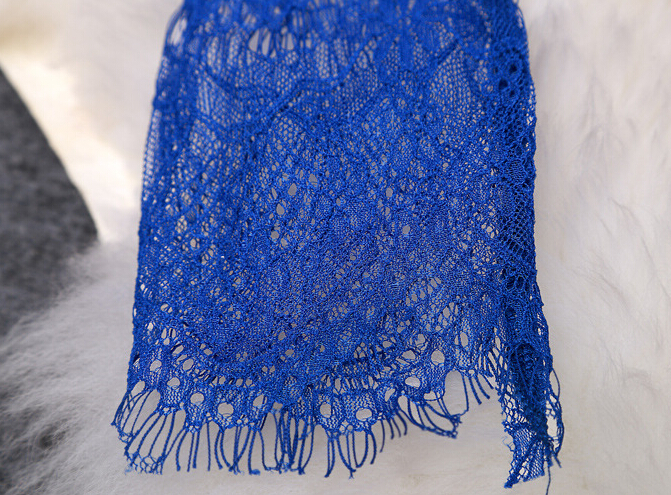 Slim Lace Fishtail Dress on Luulla